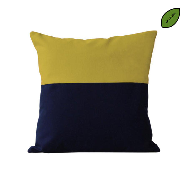 Outdoor Colorblock Pillow by Jillian Rene Decor